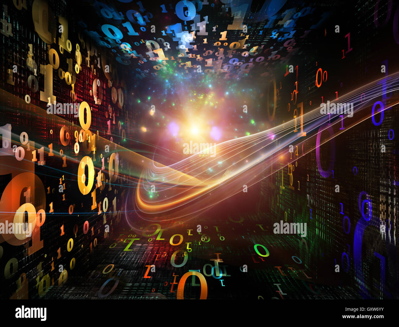 Inner Life of Numbers Stock Photo - Alamy