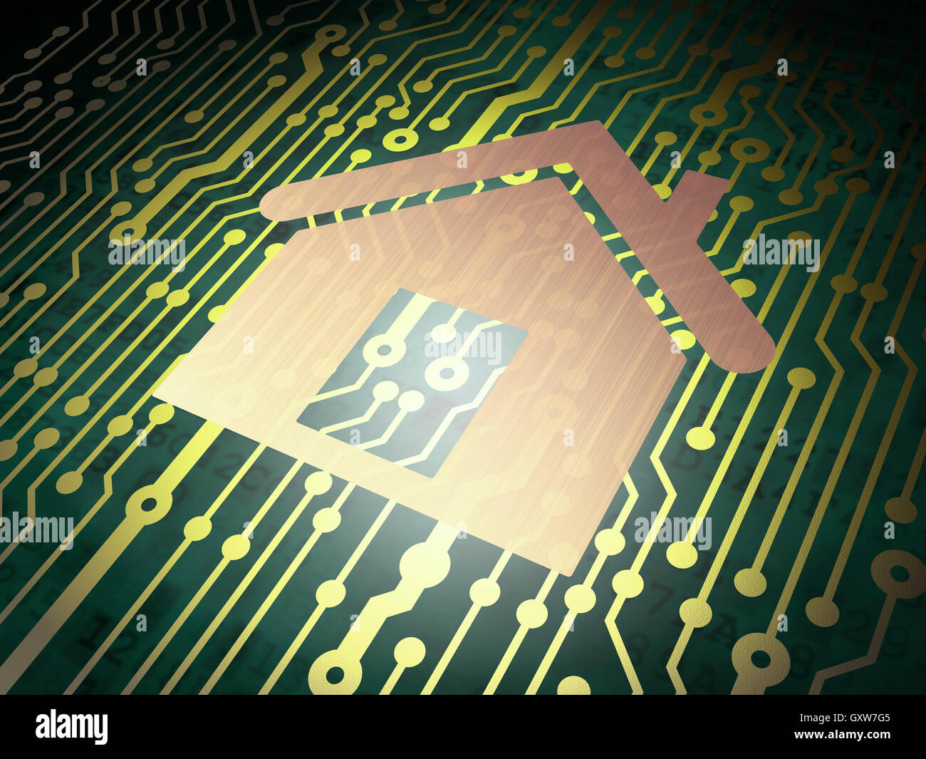 Protection concept circuit board hi-res stock photography and images ...