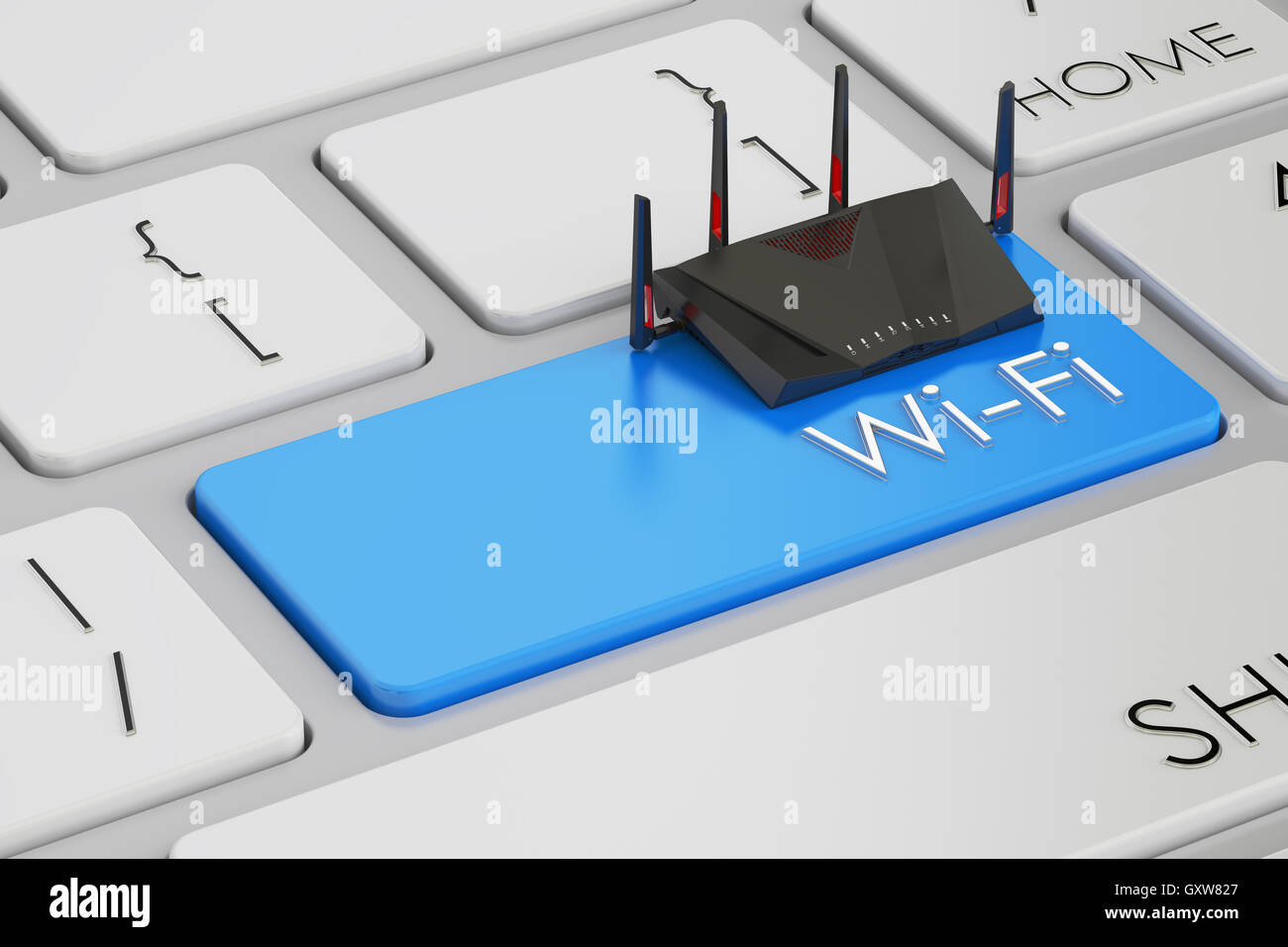 3d rendering computer keys hi-res stock photography and images - Alamy