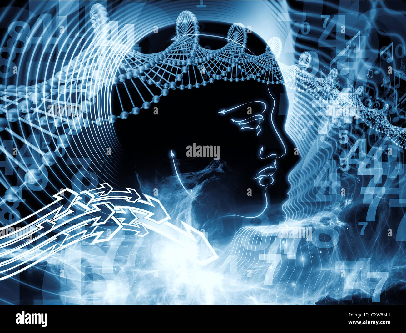 Inner Life of Human Mind Stock Photo - Alamy