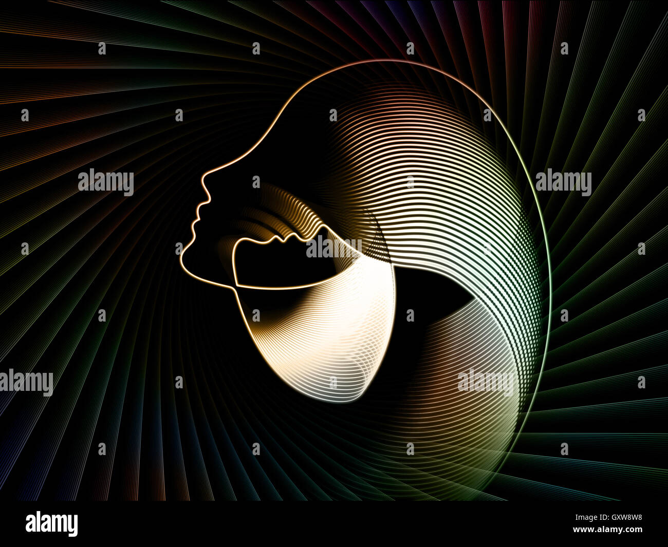 Soul Geometry Abstraction Stock Photo - Alamy