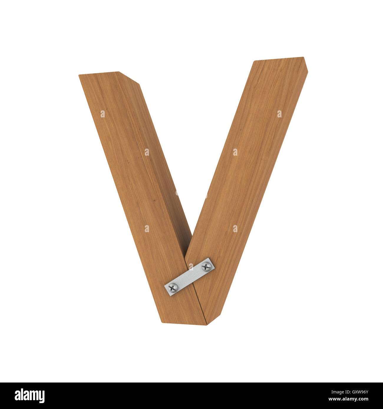 Wooden letter v hi-res stock photography and images - Alamy