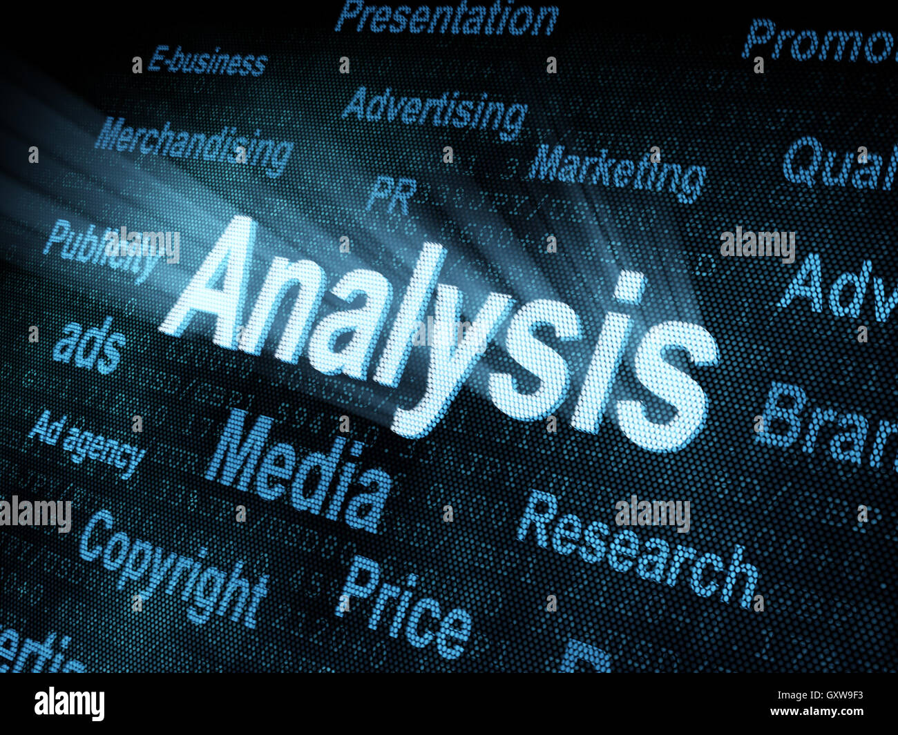 Word analysis hi-res stock photography and images - Alamy