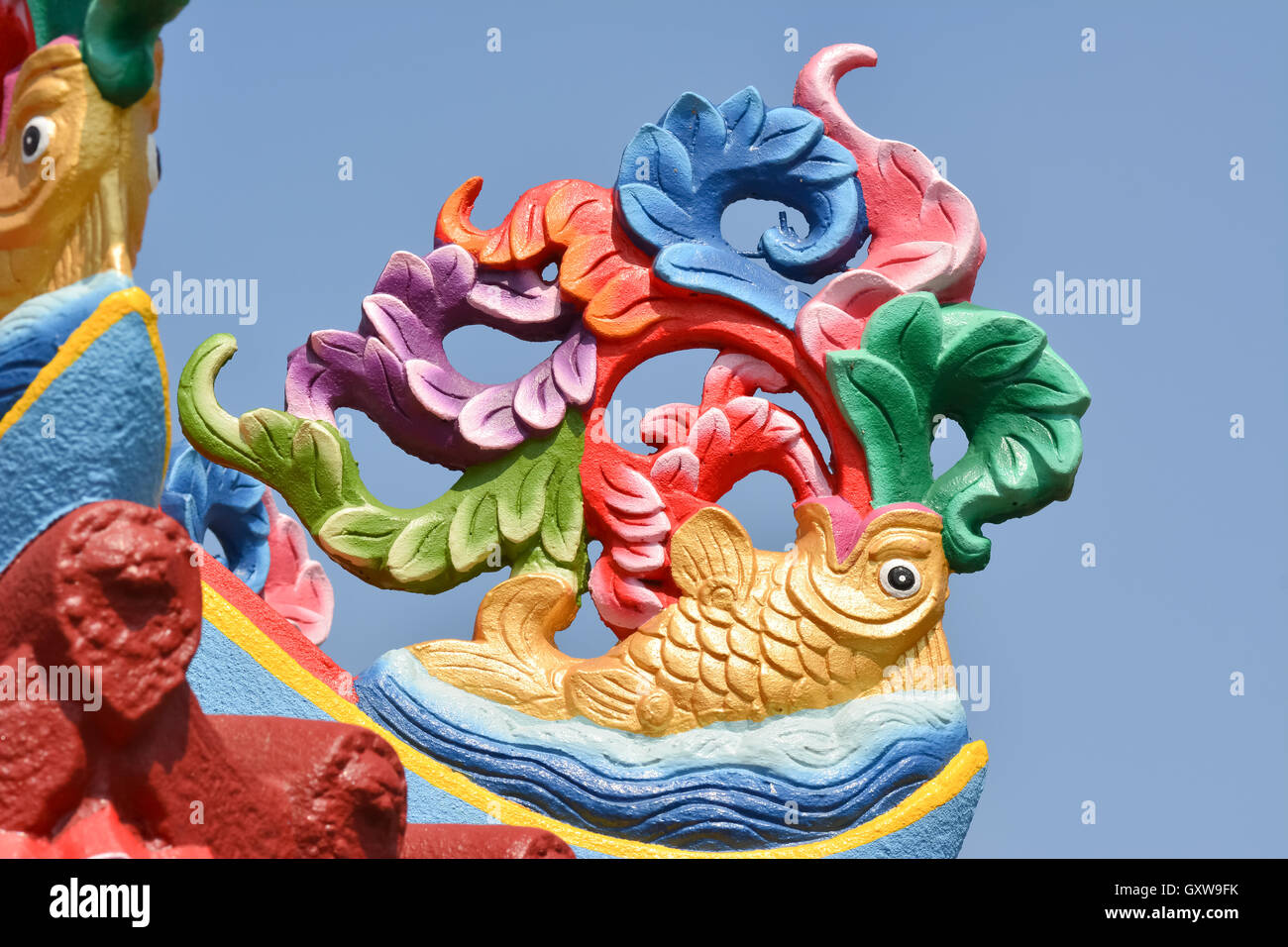 Fish traditional decoration Stock Photo - Alamy