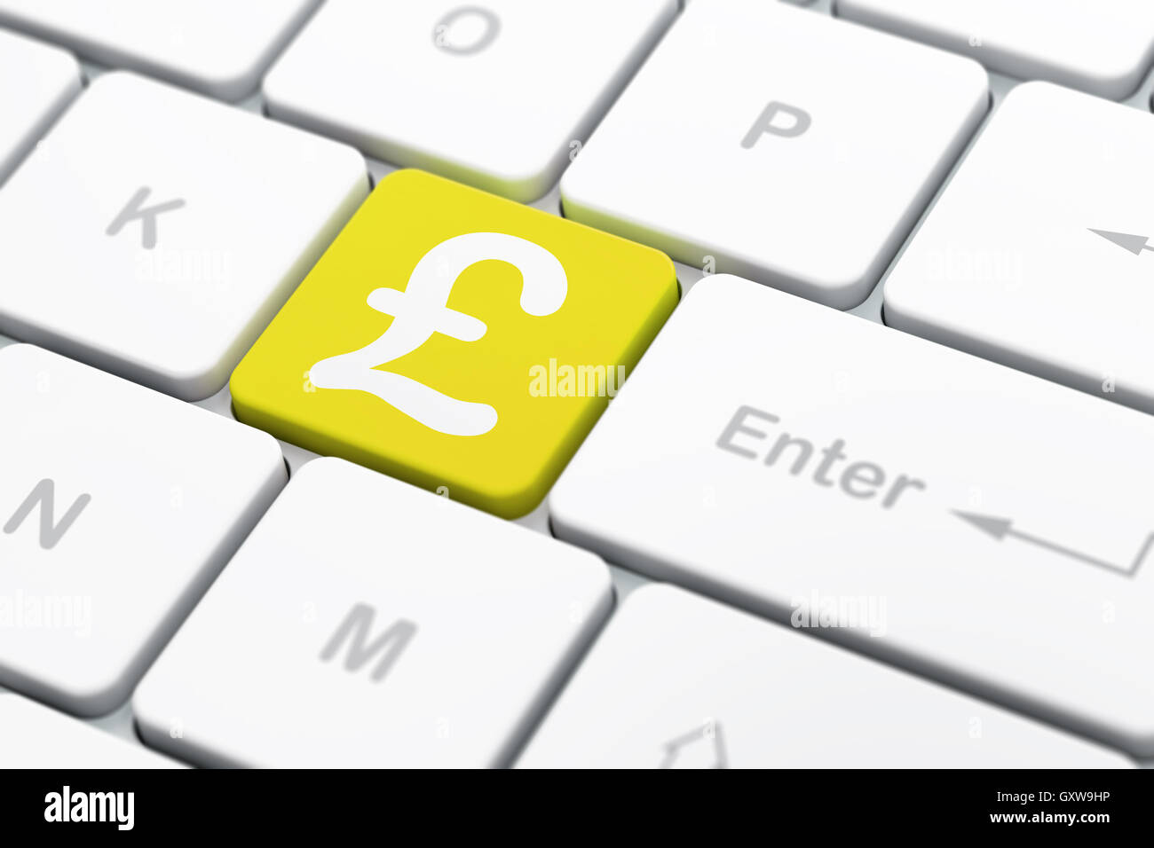 Currency concept: Pound on computer keyboard background Stock Photo - Alamy