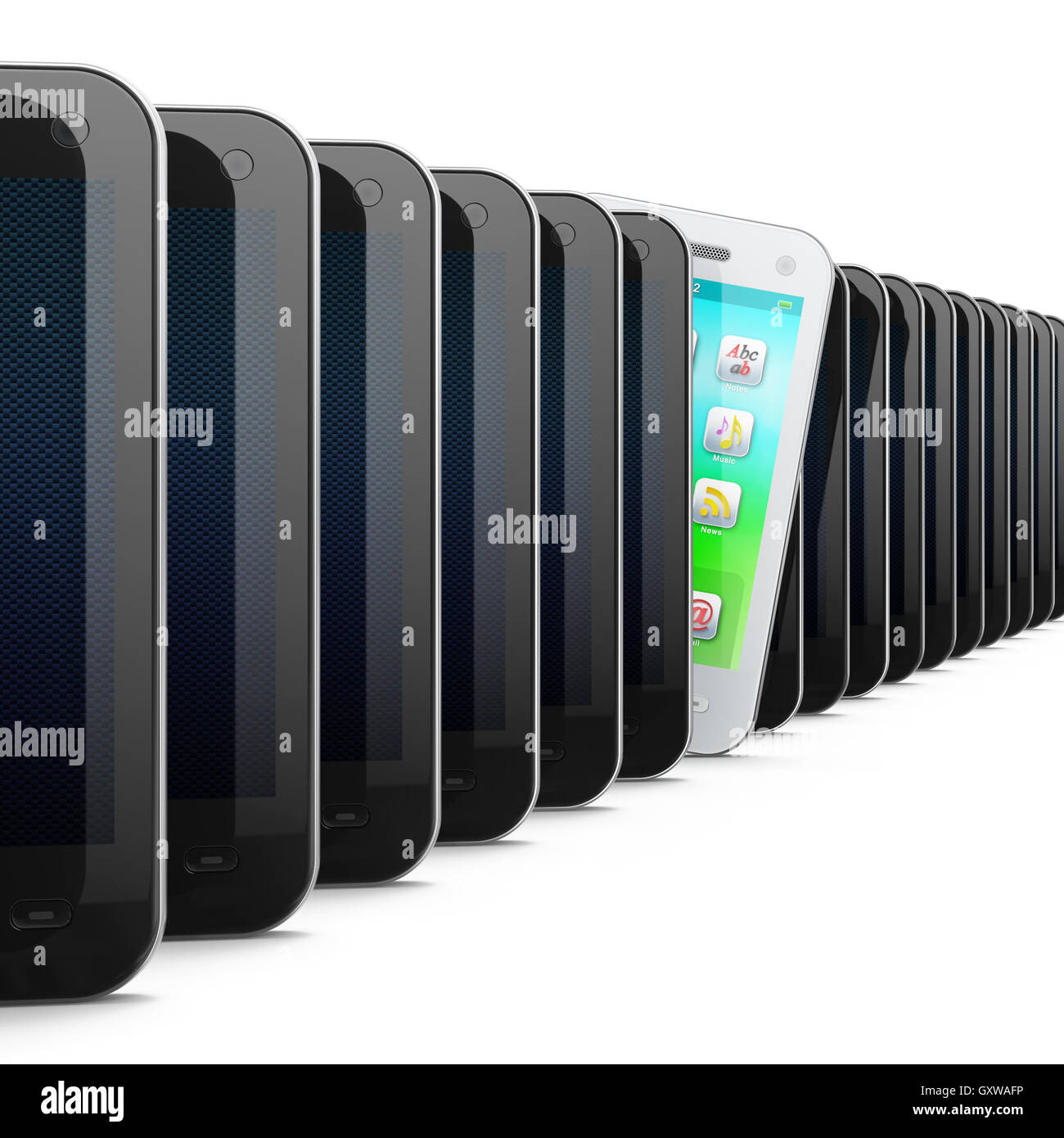Black phones hi-res stock photography and images - Alamy