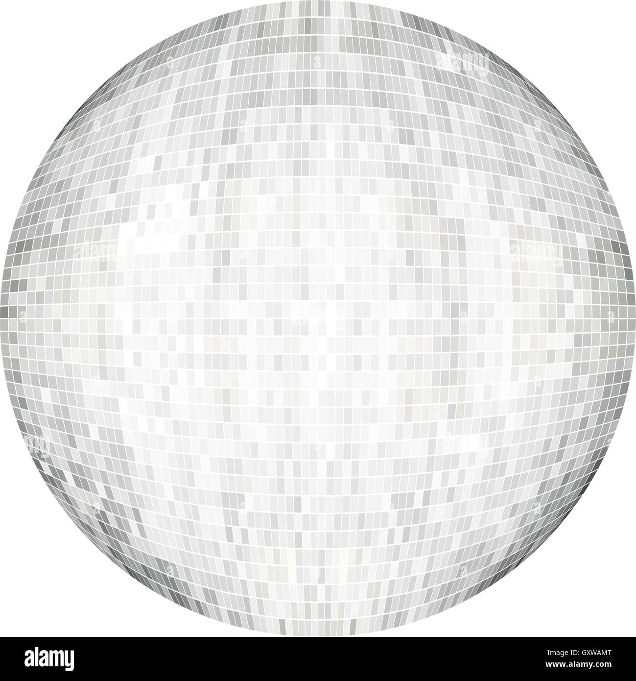 White Ball in mosaic - Illustration, White Sphere vector, Abstract ...
