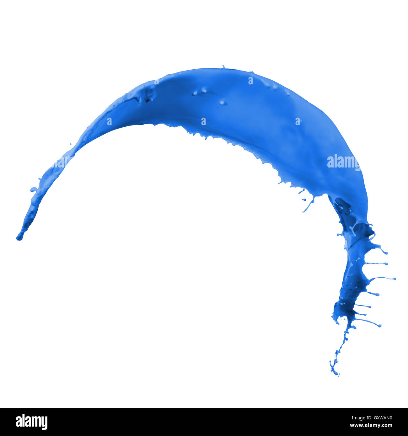 blue paint splash Stock Photo - Alamy