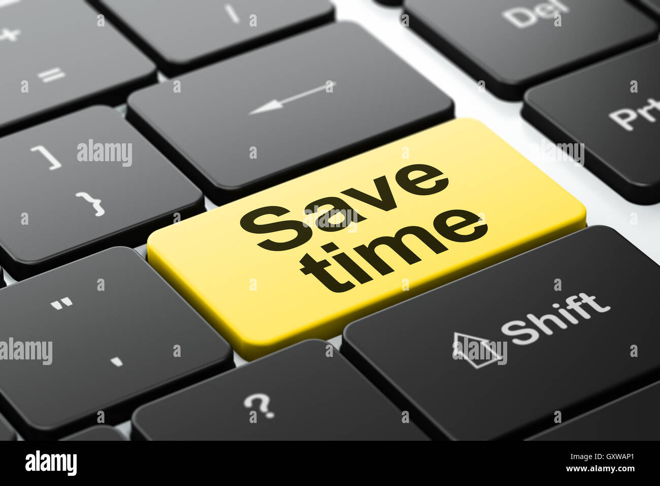 Timeline concept: Save Time on computer keyboard background Stock Photo ...