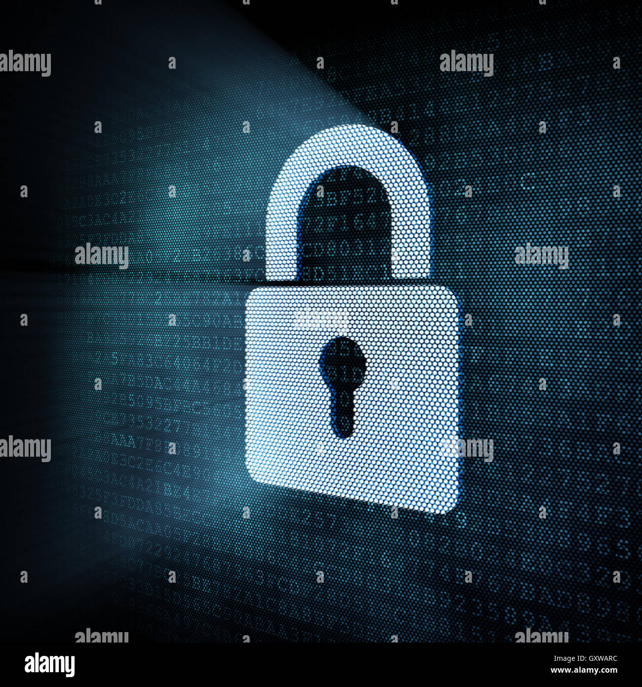 Digital padlock hi-res stock photography and images - Alamy