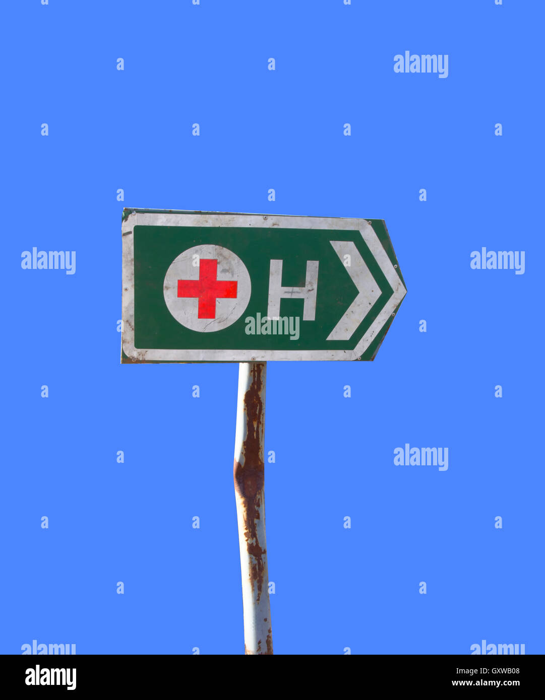 hospital sign Stock Photo - Alamy