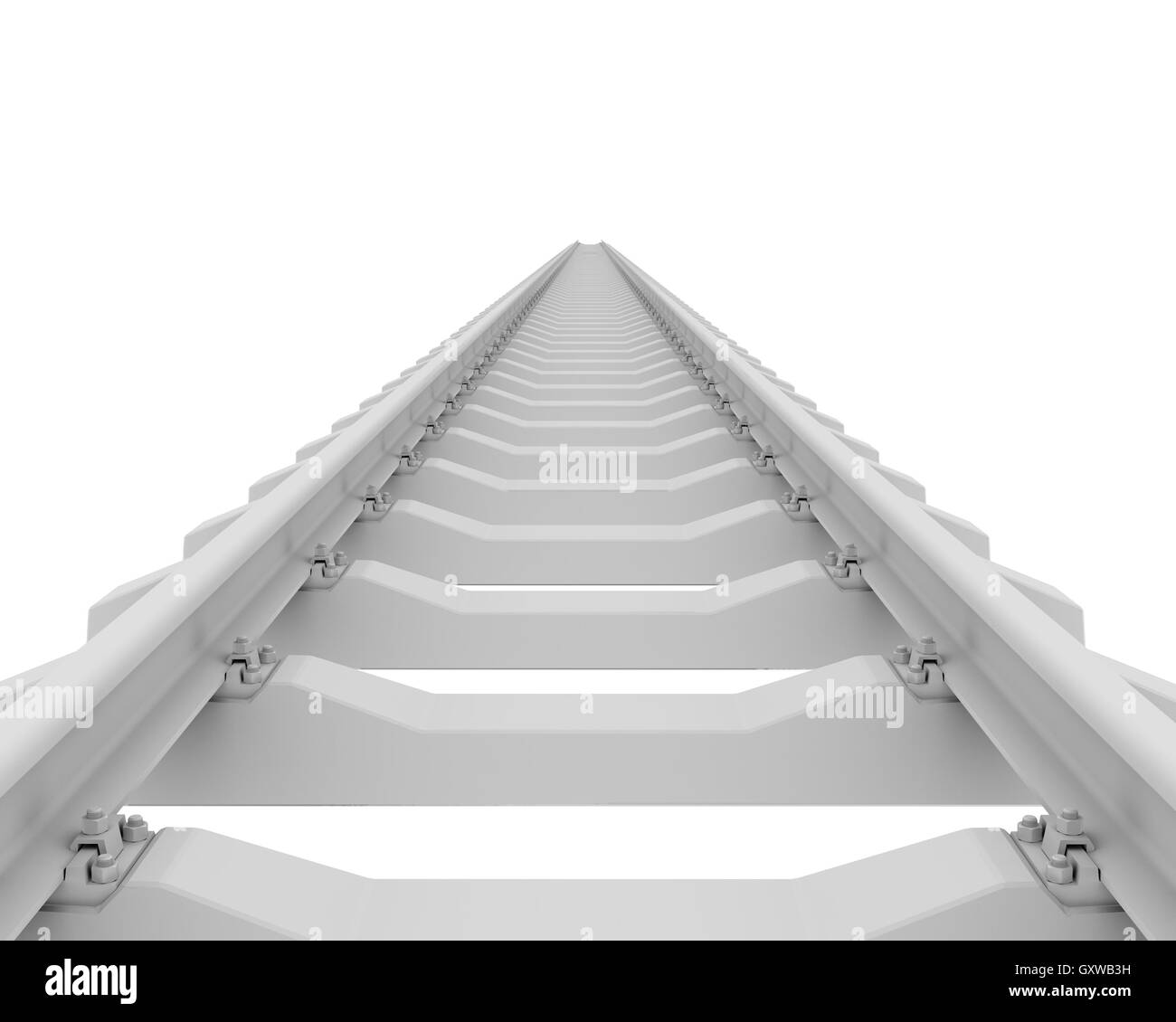 Railway concrete sleeper Black and White Stock Photos & Images - Alamy