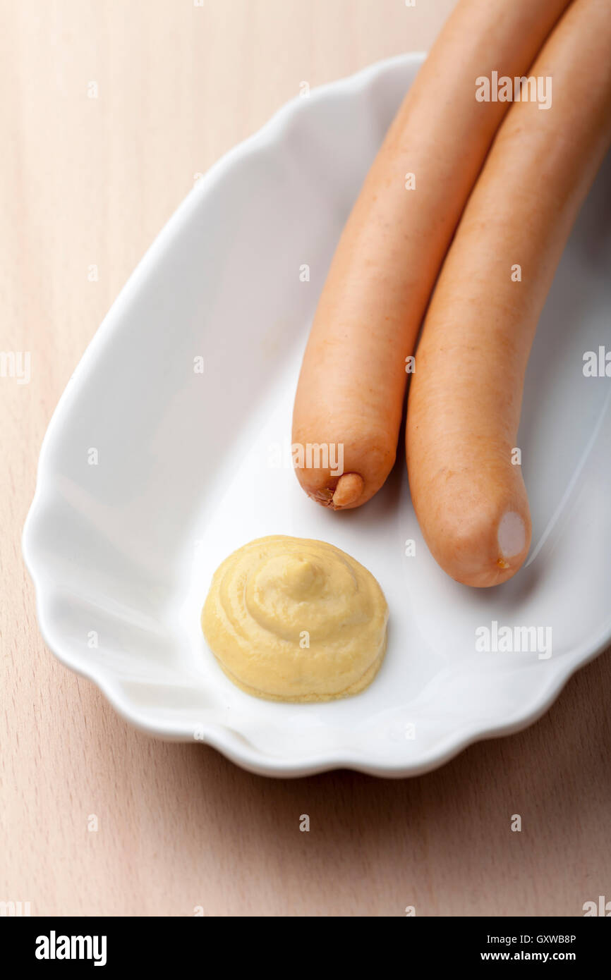 pair of wiener sausages Stock Photo - Alamy
