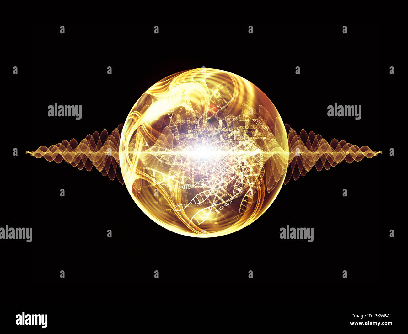 Visualization of Wave Particle Stock Photo - Alamy