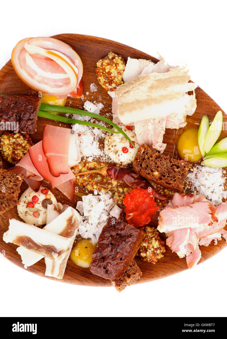 Set of Various Ham Stock Photo - Alamy