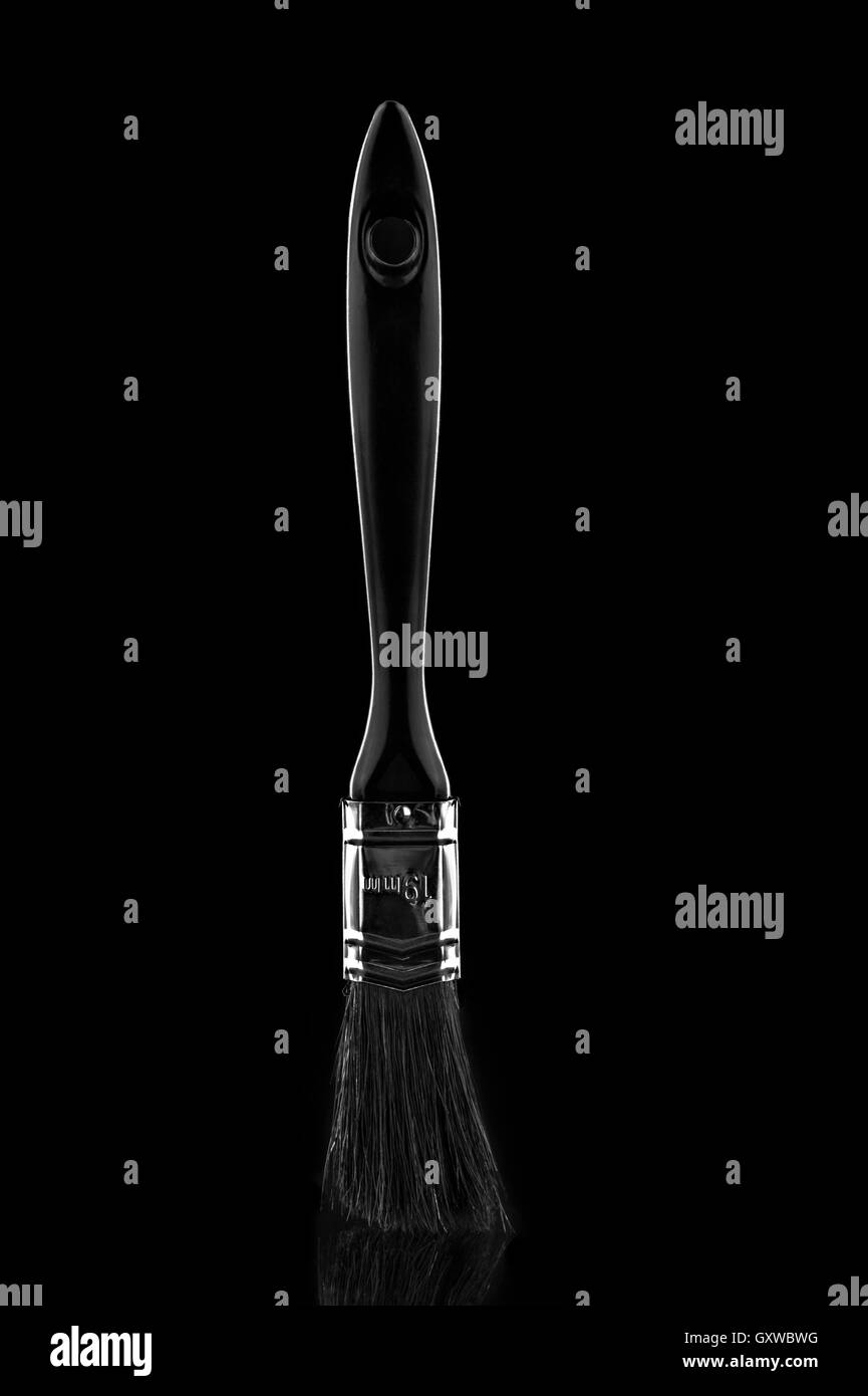 Black paintbrush hi-res stock photography and images - Alamy