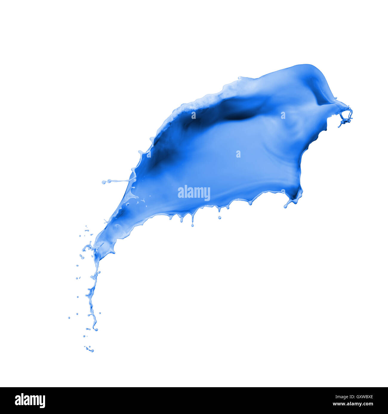 blue paint splash Stock Photo - Alamy