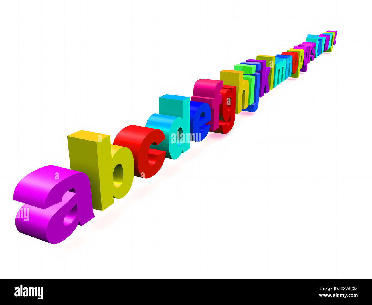 Character alphabet Cut Out Stock Images & Pictures - Alamy