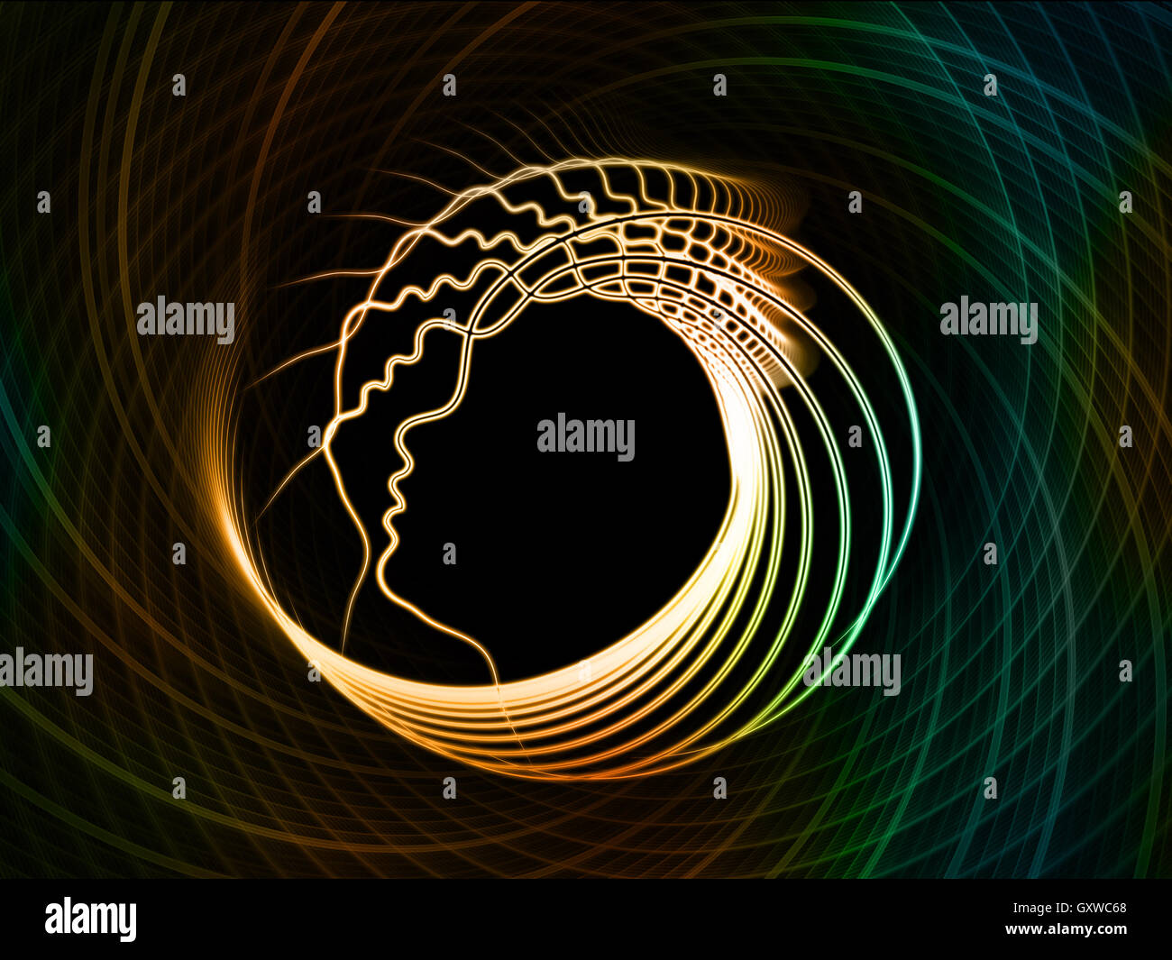 Soul Geometry Abstraction Stock Photo - Alamy