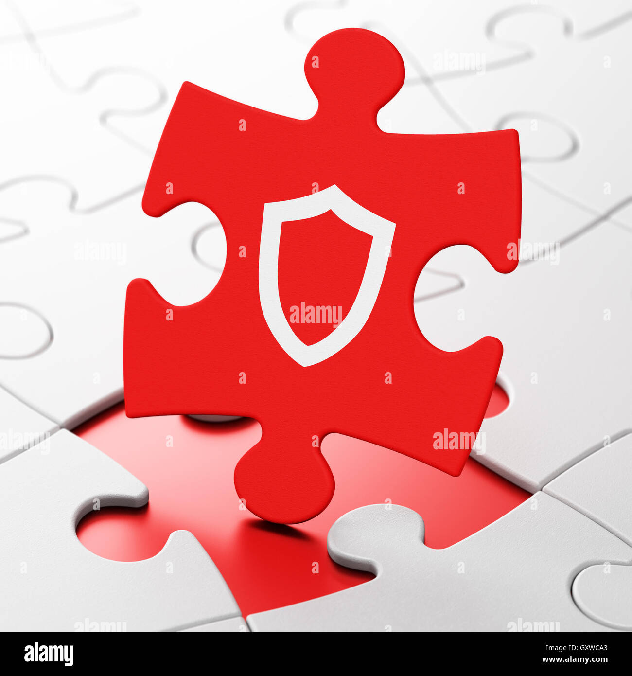 Security concept contoured shield hi-res stock photography and images ...