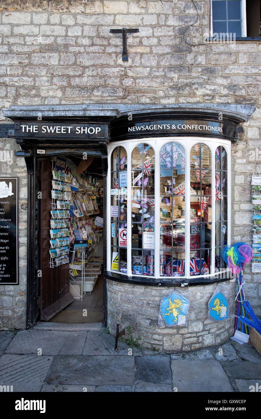 Sweet shop, The Square Corfe Castle, Dorset England UK Europe ...