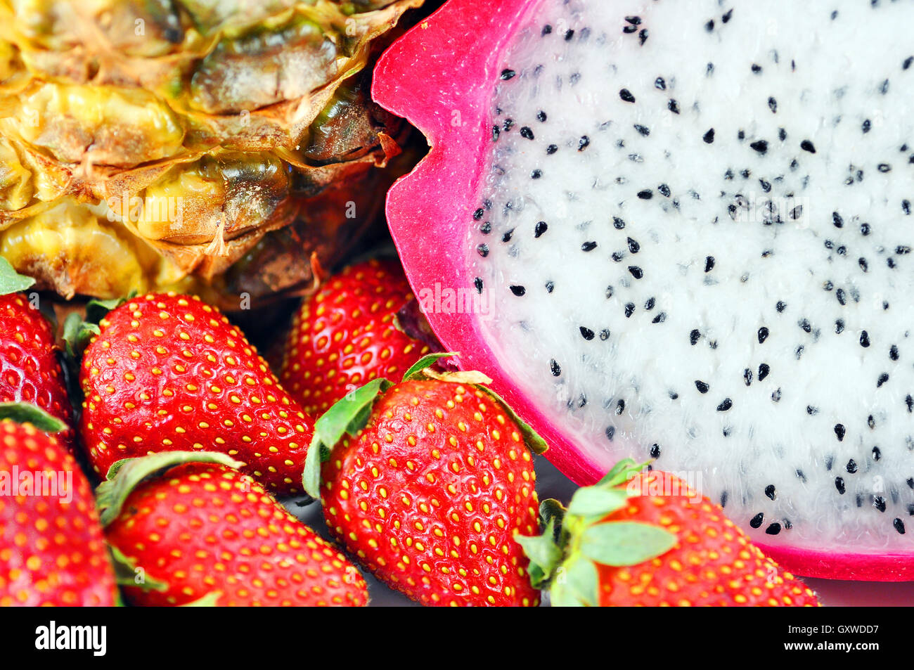 Fuit mix background Stock Photo - Alamy