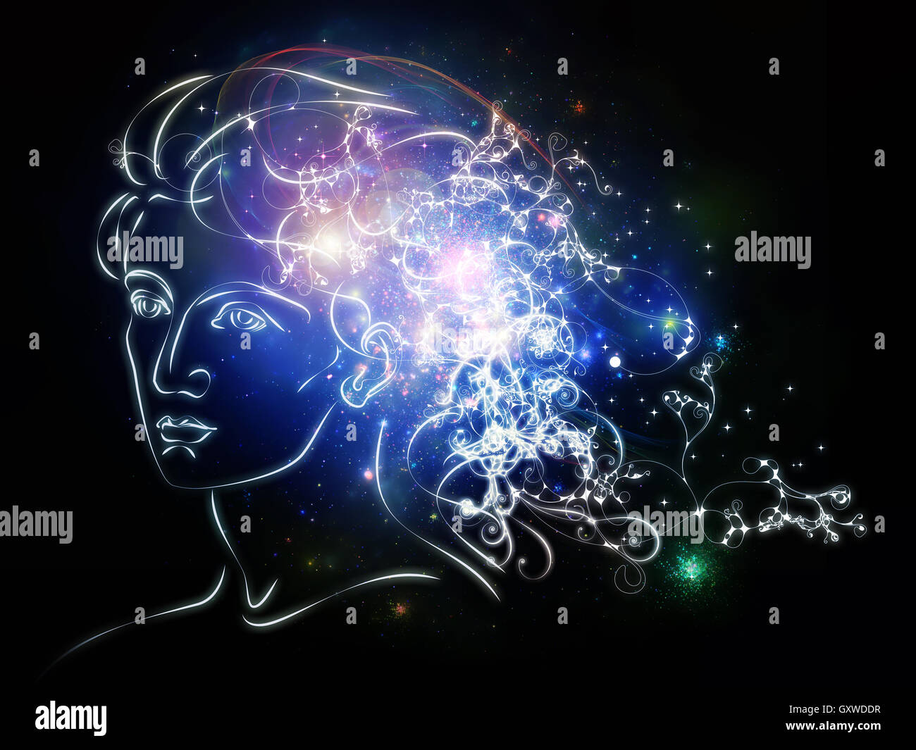 Advance of Inner Thoughts Stock Photo - Alamy