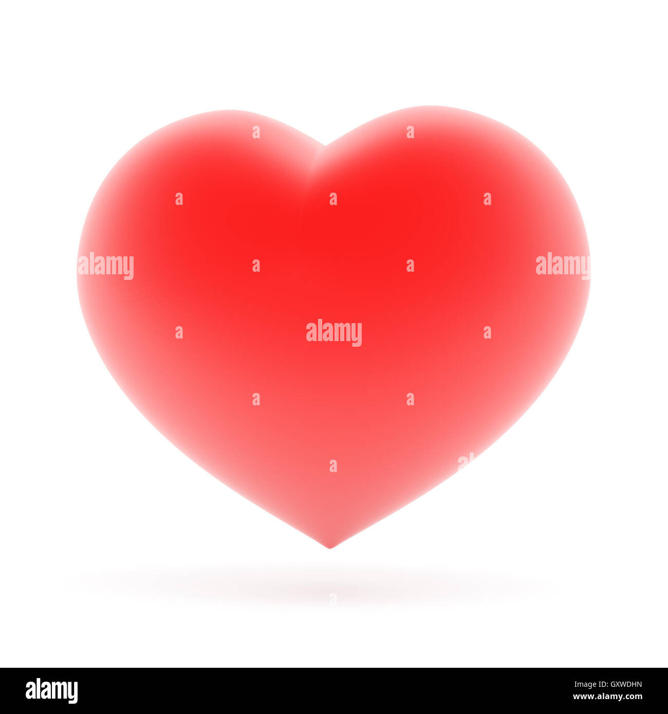 Beautiful red heart Stock Photo - Alamy