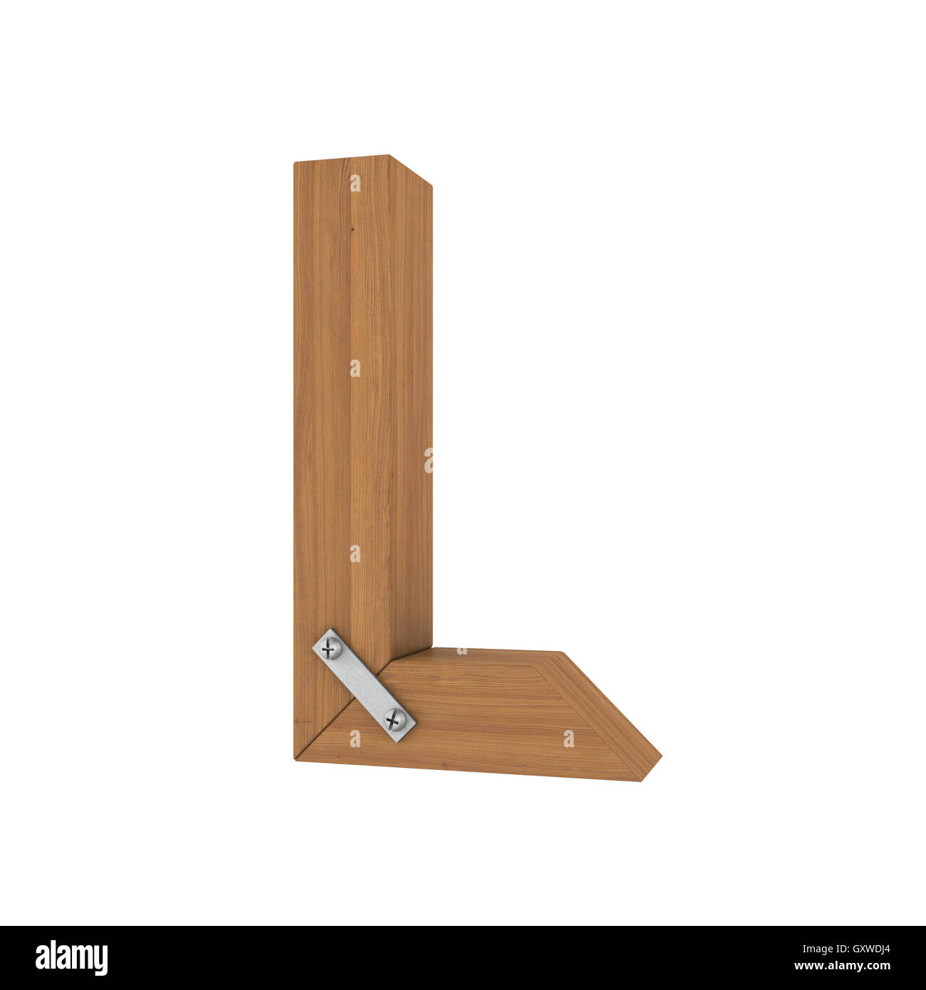 Wooden letter L Stock Photo - Alamy