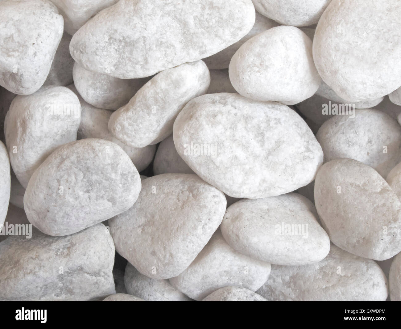 White decorative stones hi-res stock photography and images - Alamy
