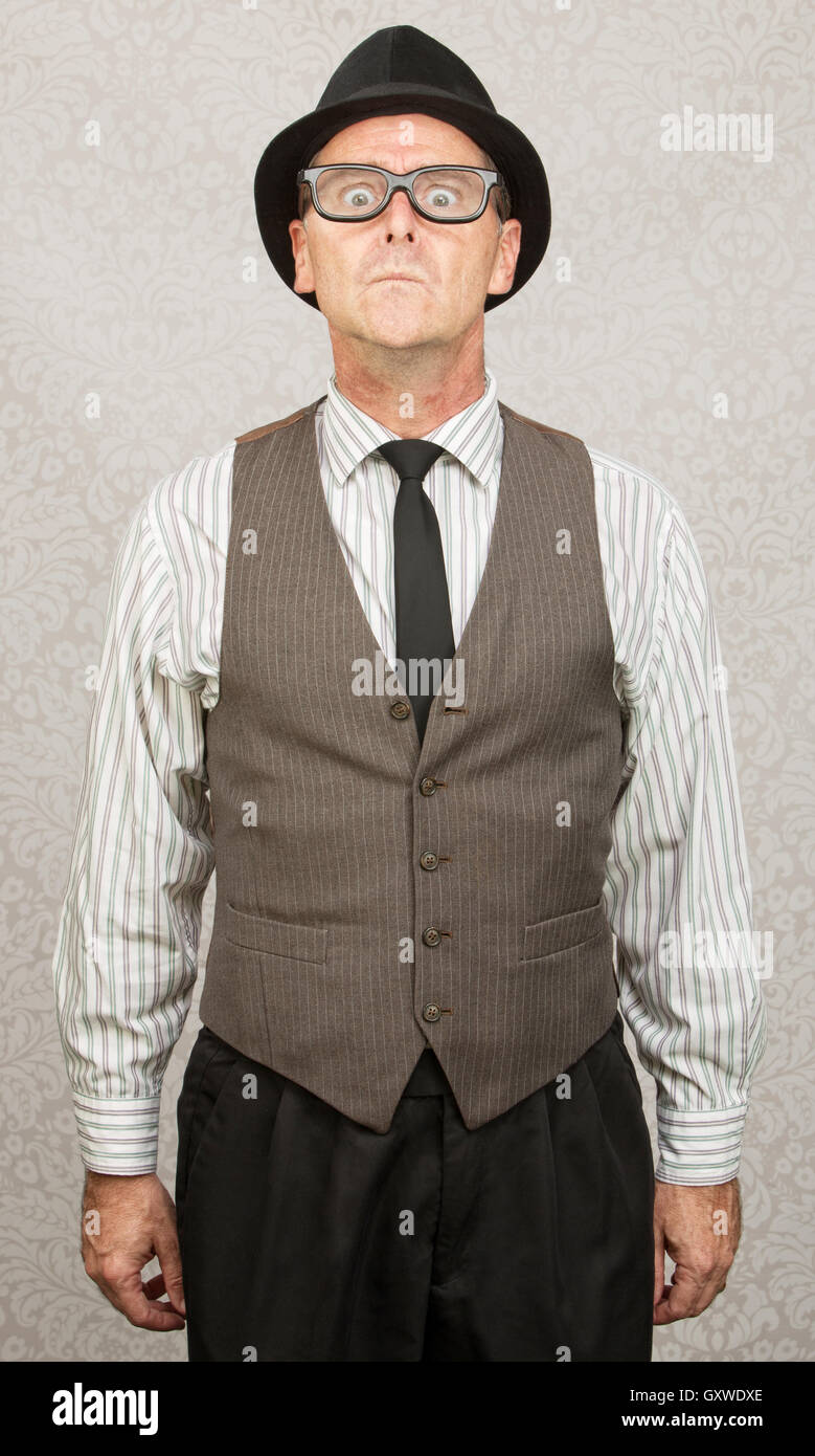 Stiff Man Standing Stock Photo - Alamy