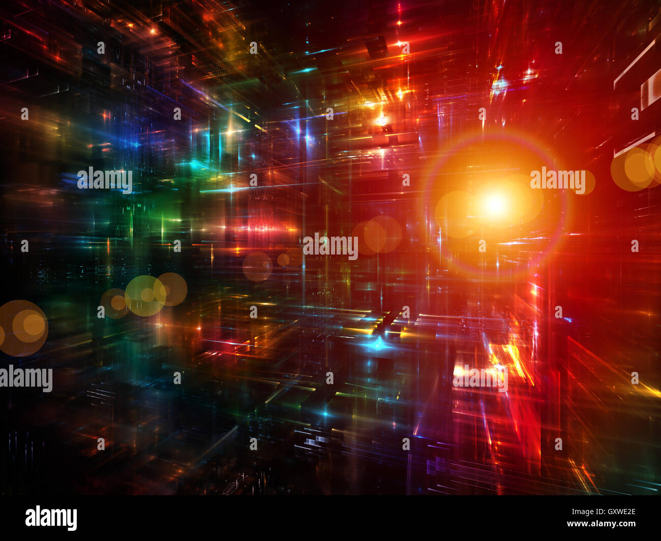 Fractal World Background Stock Photo - Alamy