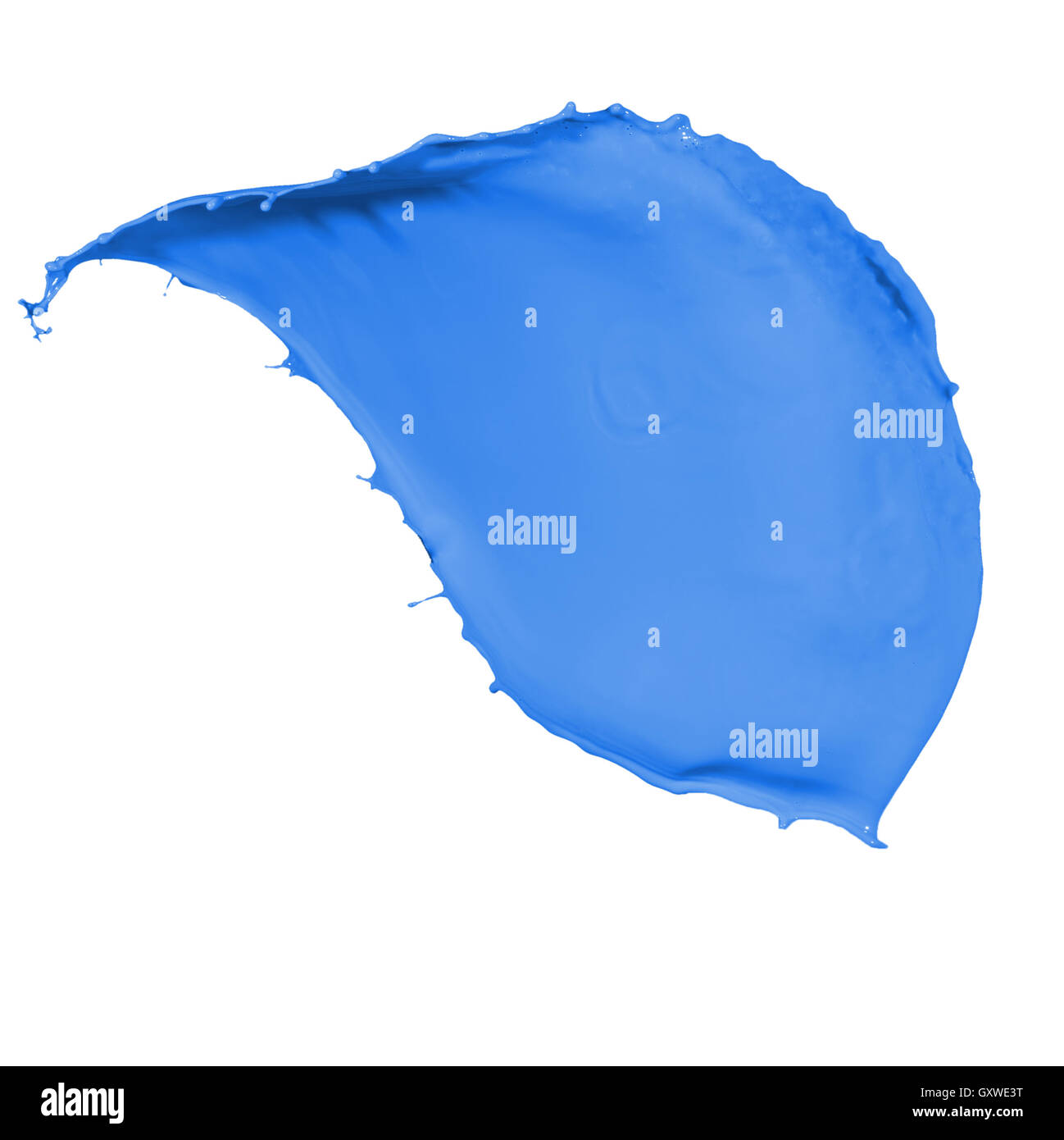 blue paint splash Stock Photo - Alamy