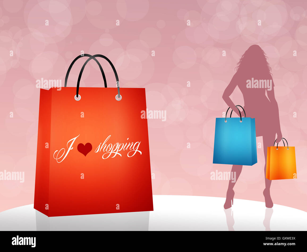 woman go shopping Stock Photo - Alamy