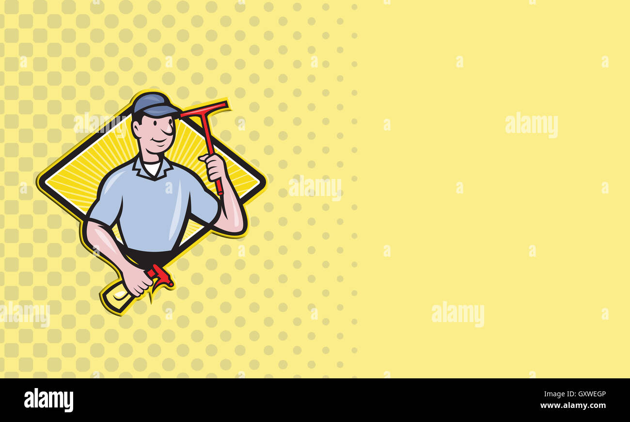 Window cleaner cartoon hi-res stock photography and images - Alamy