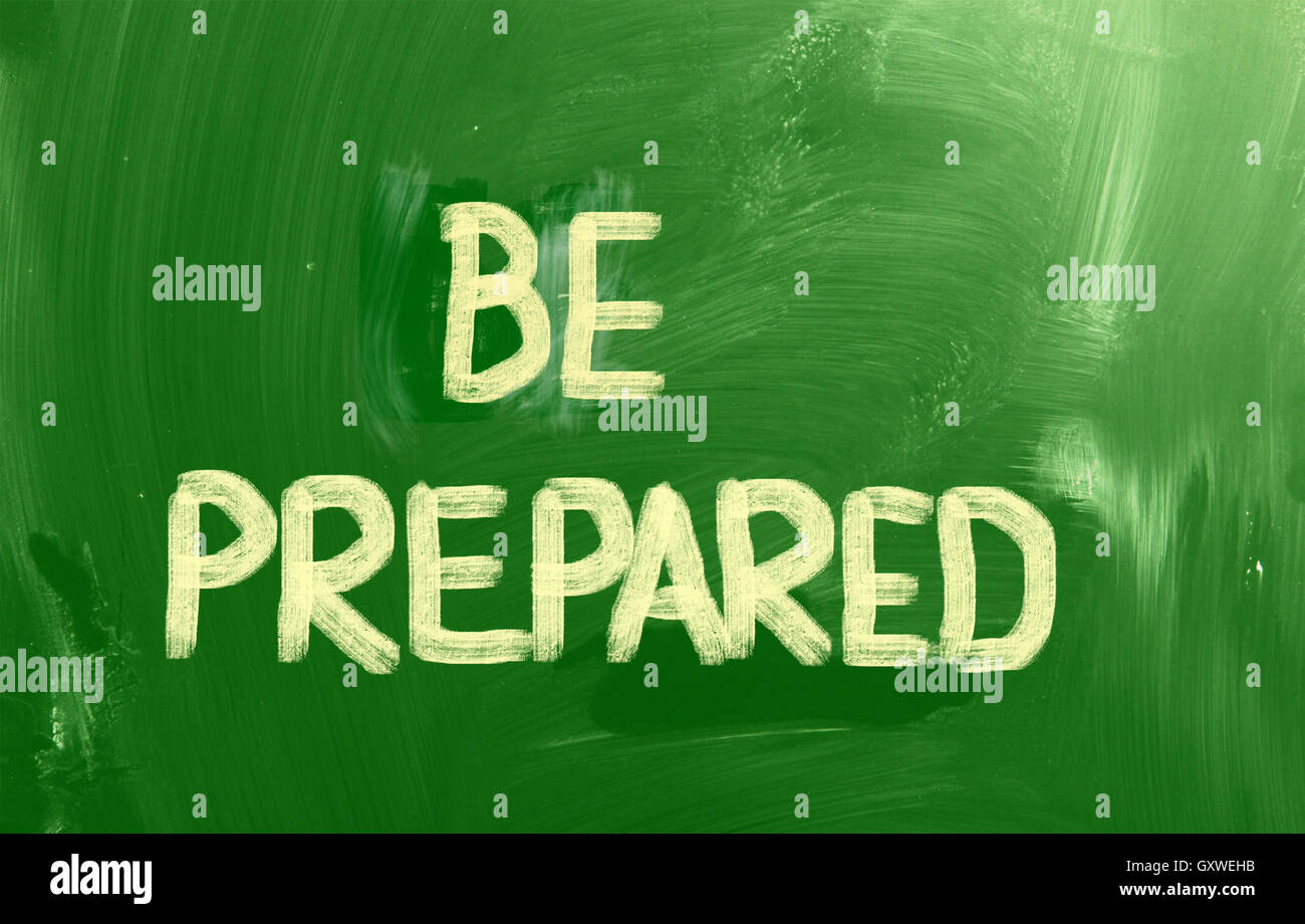 Be Prepared Concept Stock Photo - Alamy