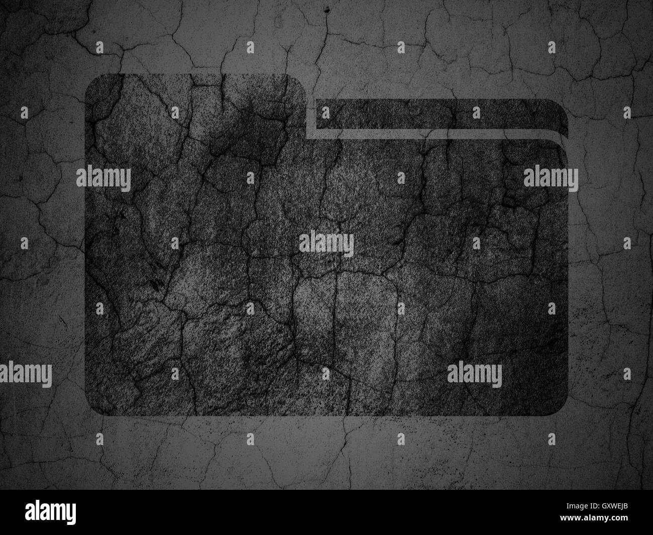 Finance concept: Folder on grunge wall background Stock Photo - Alamy