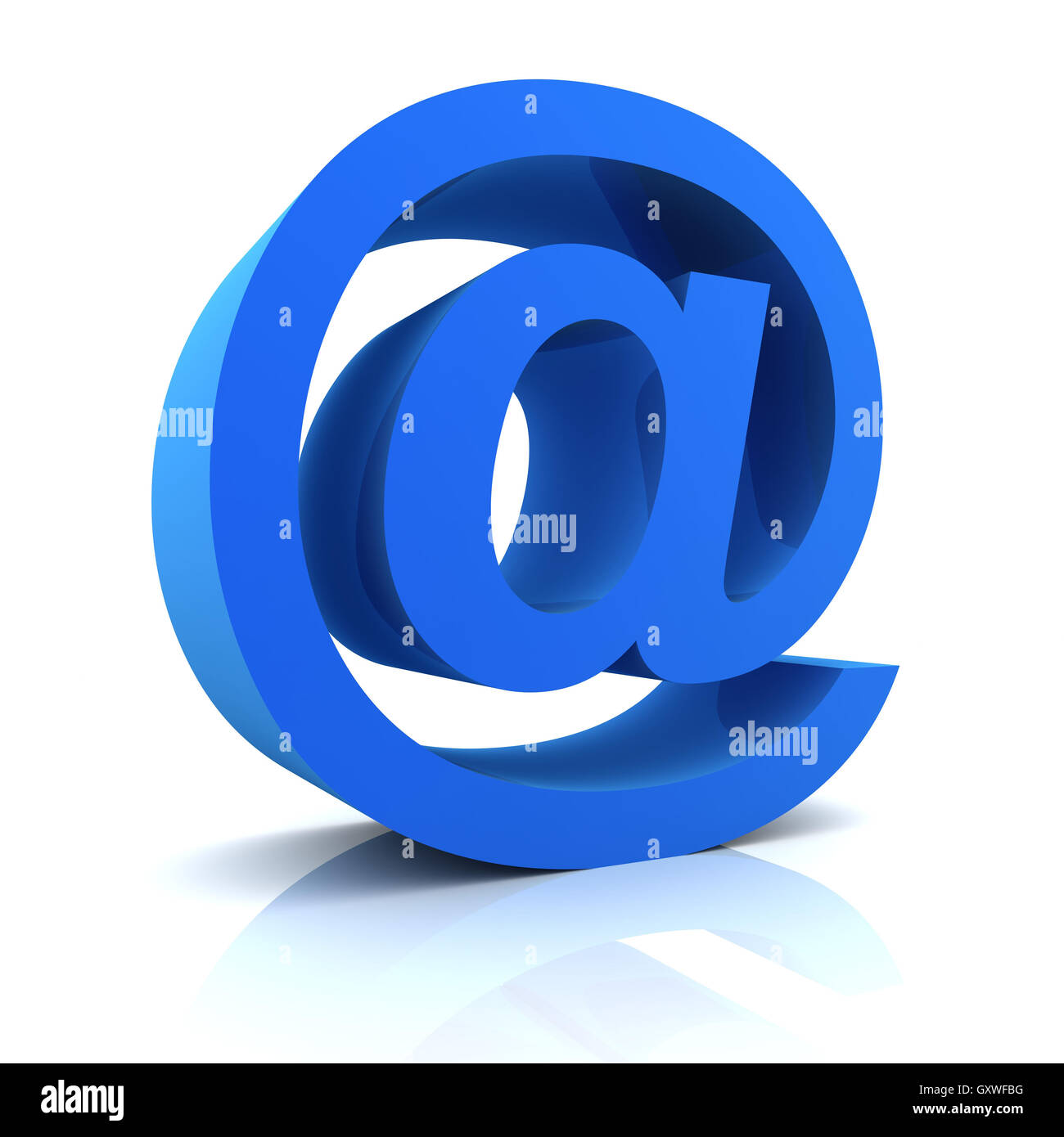 e mail symbol concept 3d illustration Stock Photo - Alamy