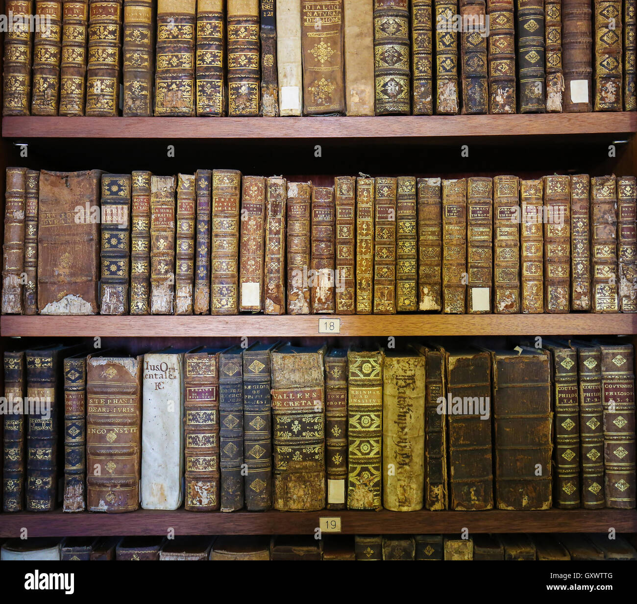 Old book library hi-res stock photography and images - Alamy