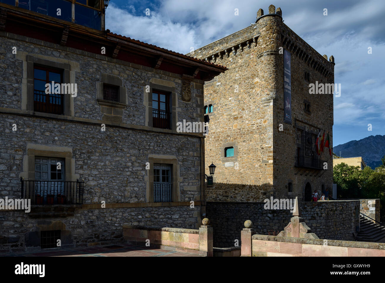 Infantado Tower, Museum of Beato de Liebana, Potes, Cantabria, Spain ...