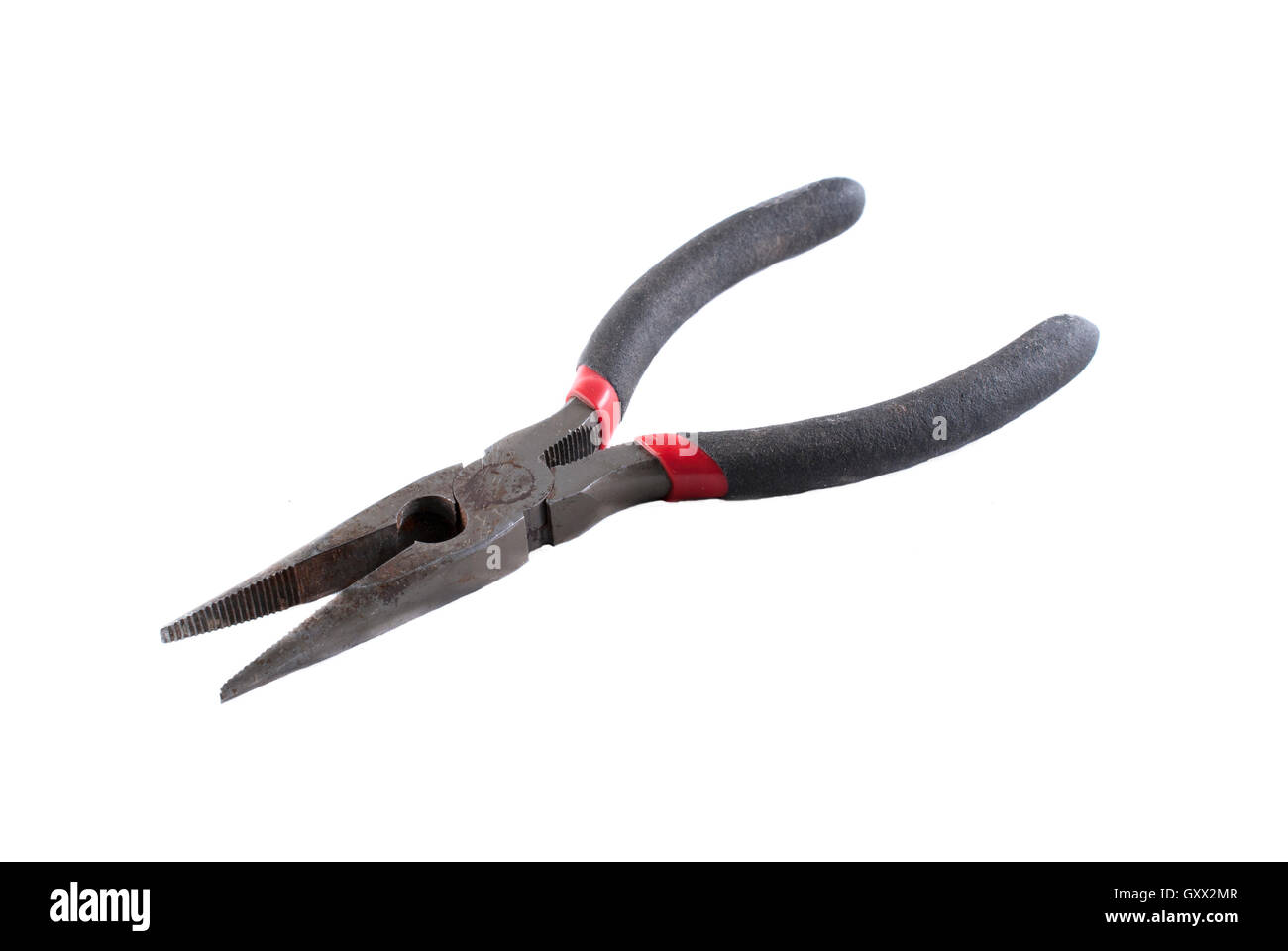 pliers isolated on a white background. Hand tools Stock Photo - Alamy