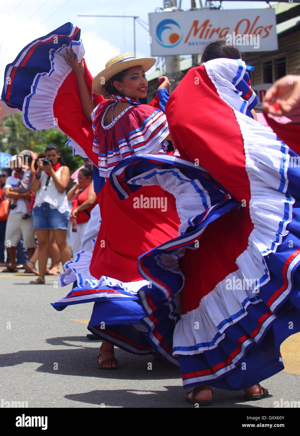 Image from the Independence Day Parade 2016 in Quepos, Costa Rica Stock ...