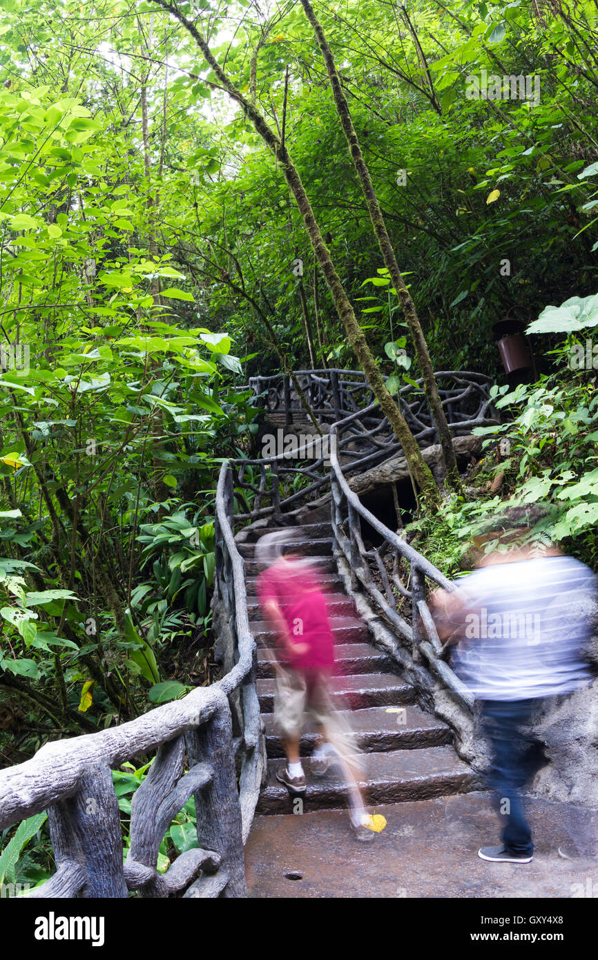 Slow motion people walking trail hi-res stock photography and images ...