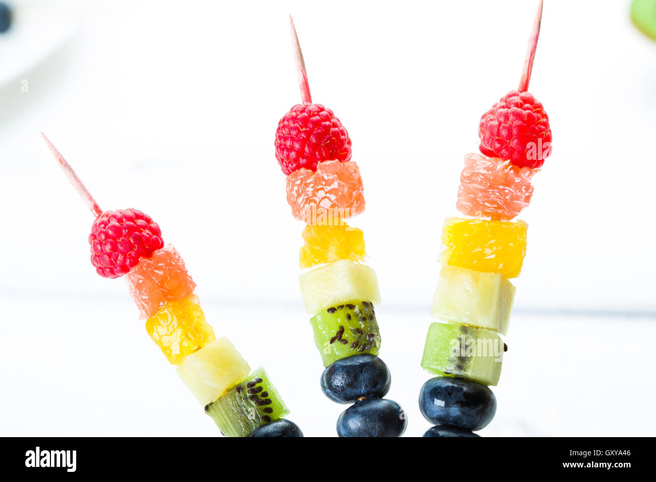 Fruits on sticks hi-res stock photography and images - Alamy