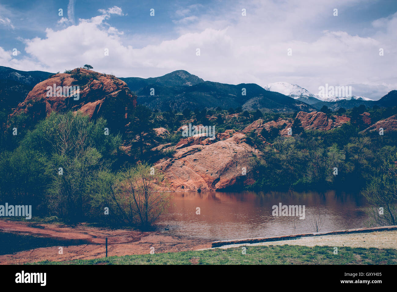 Red Rocks Open Space Stock Photo - Alamy