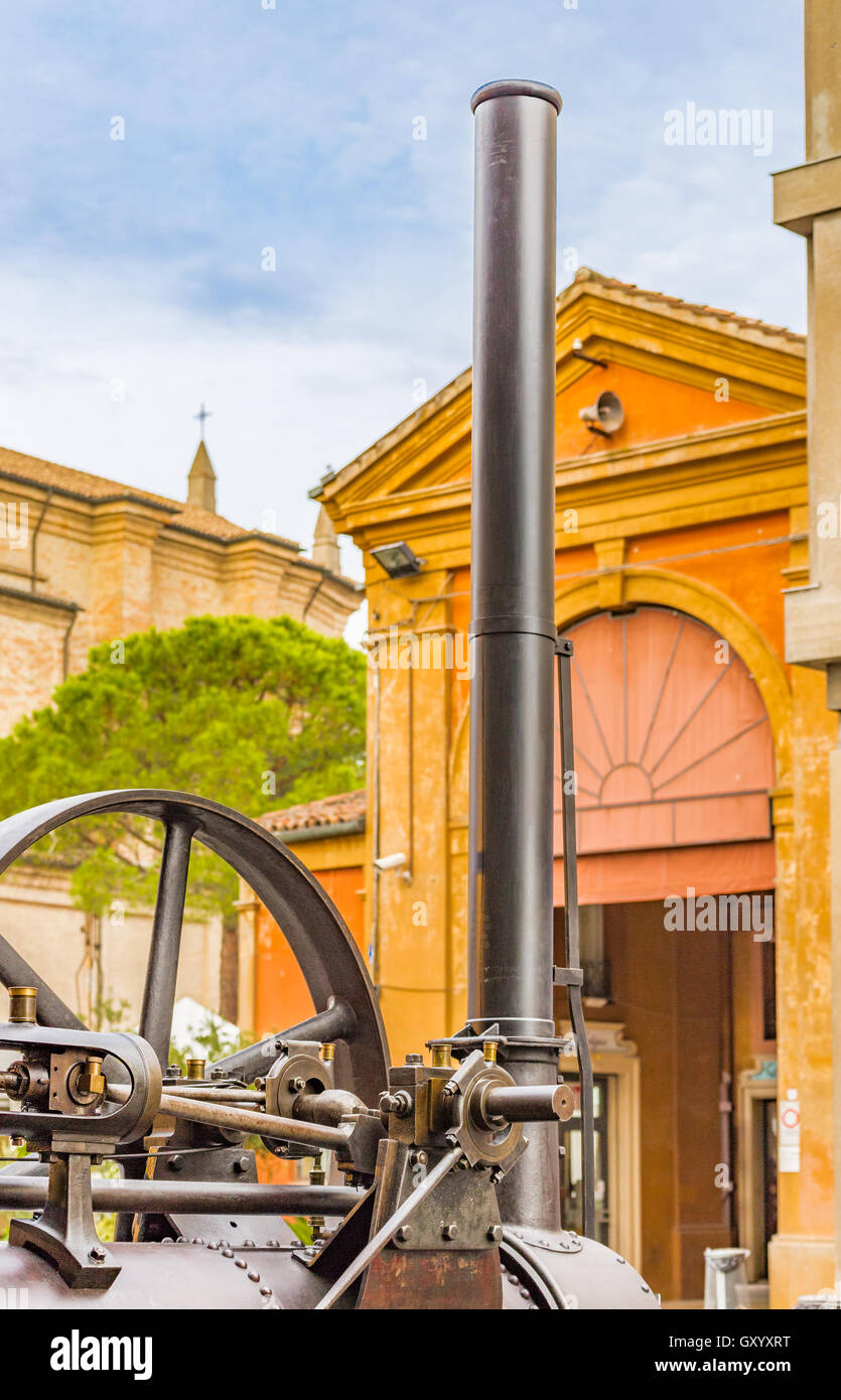 details of a 1900 steam locomotive Stock Photo - Alamy