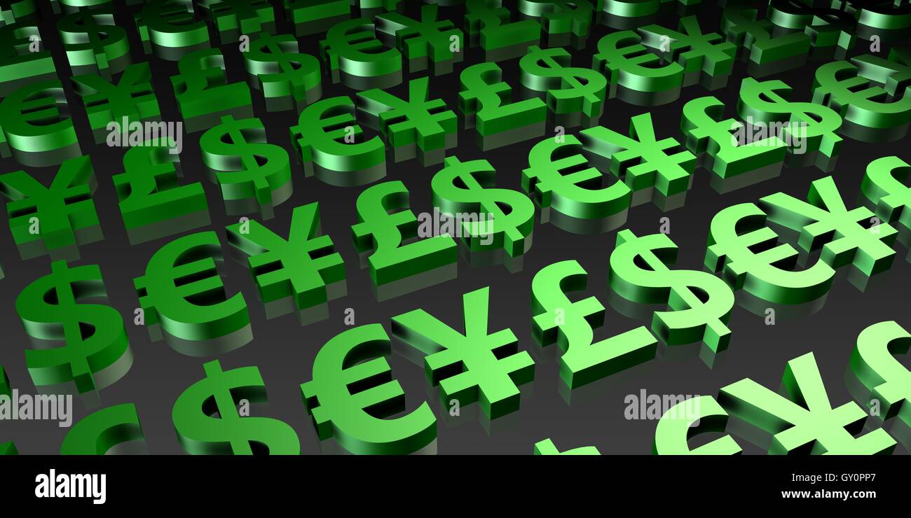 Currencies Background and Business Finance Rates Concept Stock Photo ...