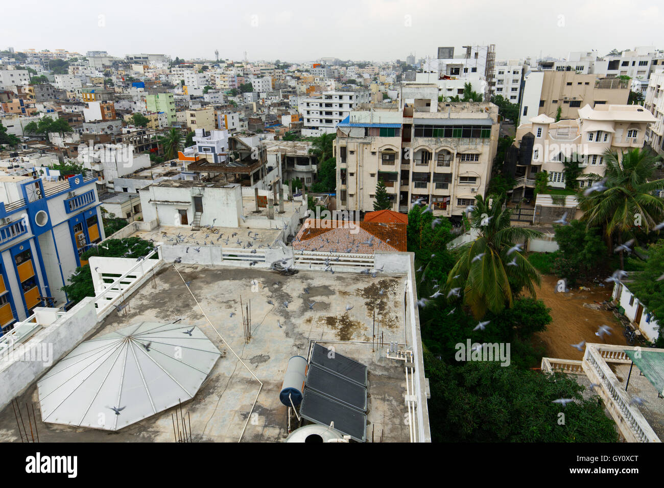 Top view of Hyderabad Stock Photo - Alamy