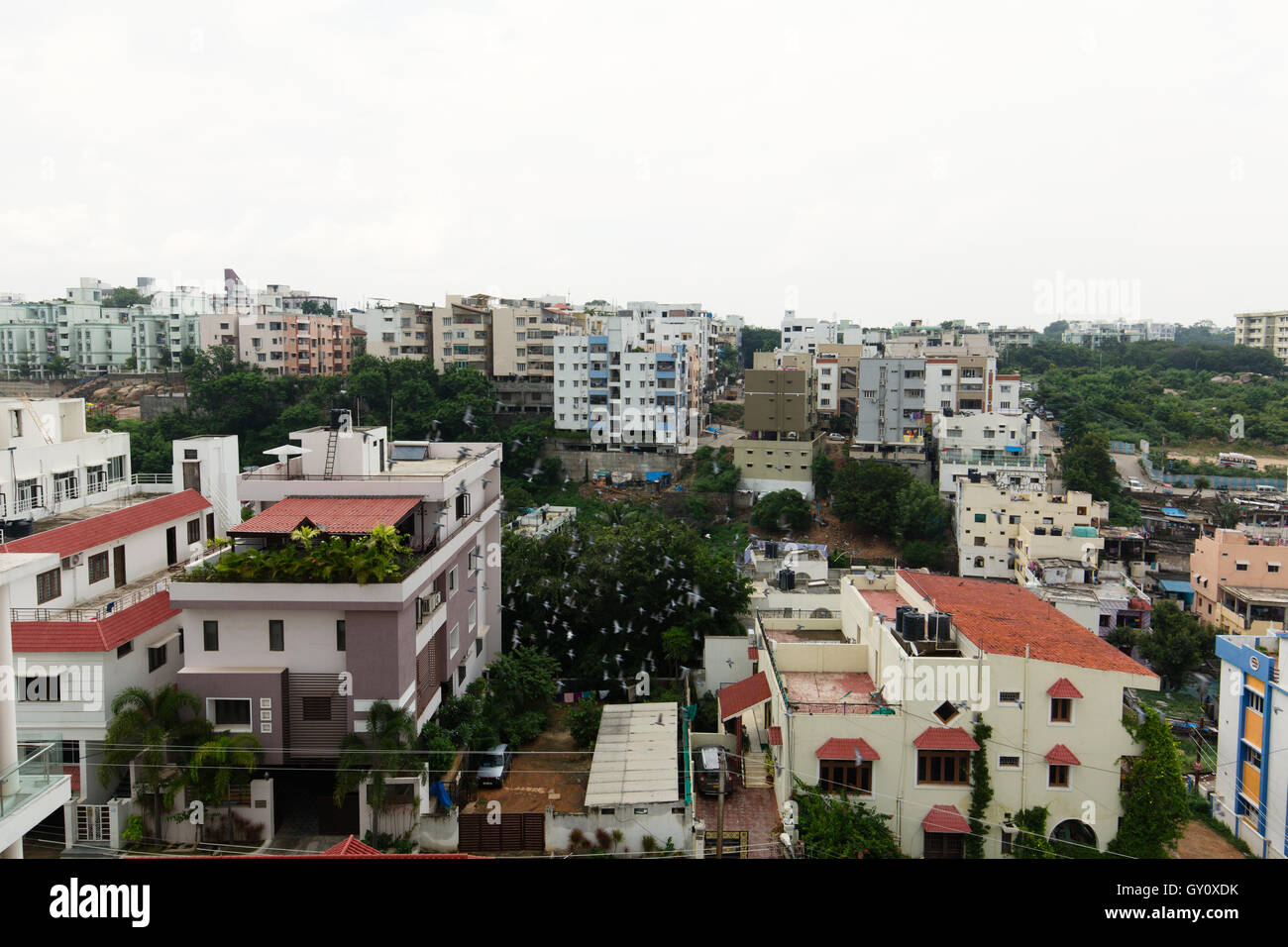 Top view of Hyderabad Stock Photo - Alamy