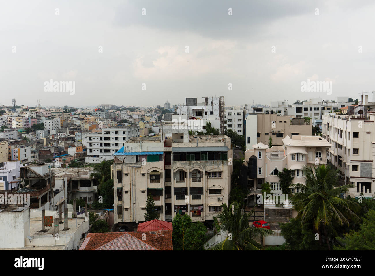 Top view of Hyderabad Stock Photo - Alamy